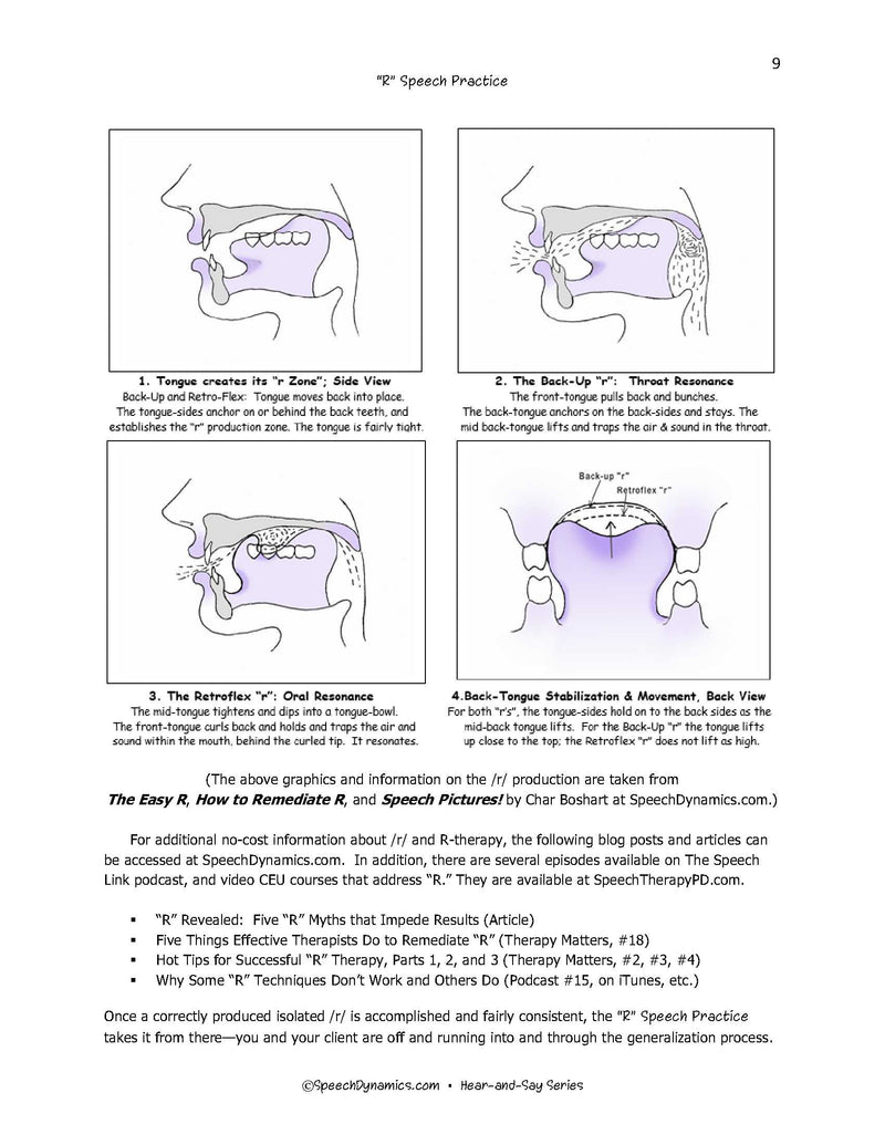 R Speech Practice - Speech Dynamics, Inc.